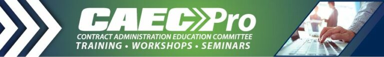 CAEC Training – APWA Washington Chapter