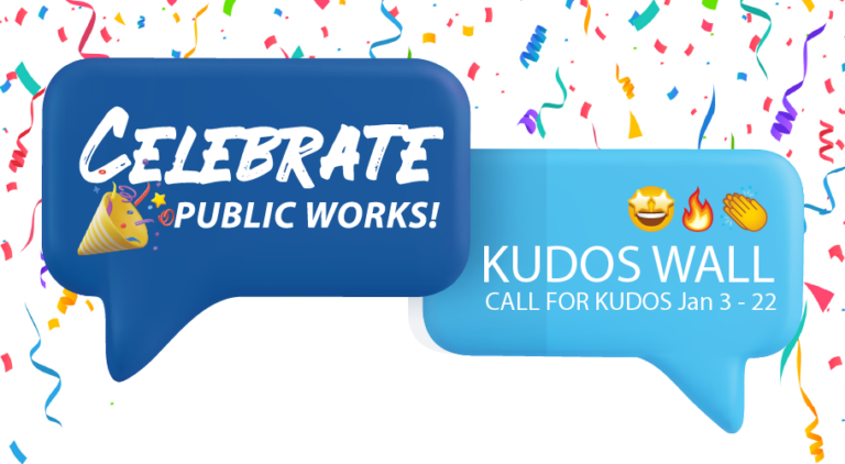 Kudos Wall – Call for Kudos due Jan 22 – APWA Washington Chapter